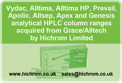 Grace HPLC Brands Acquired by Hichrom - Original Grace Columns Still ...